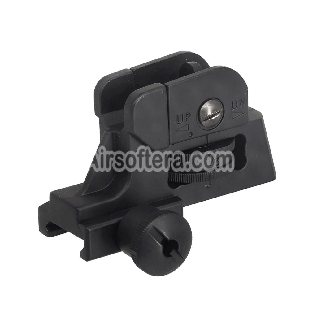 Airsoft Metal Alloy CQB LMT Rear Sight For 20mm Picatinny Rail Rifles ...