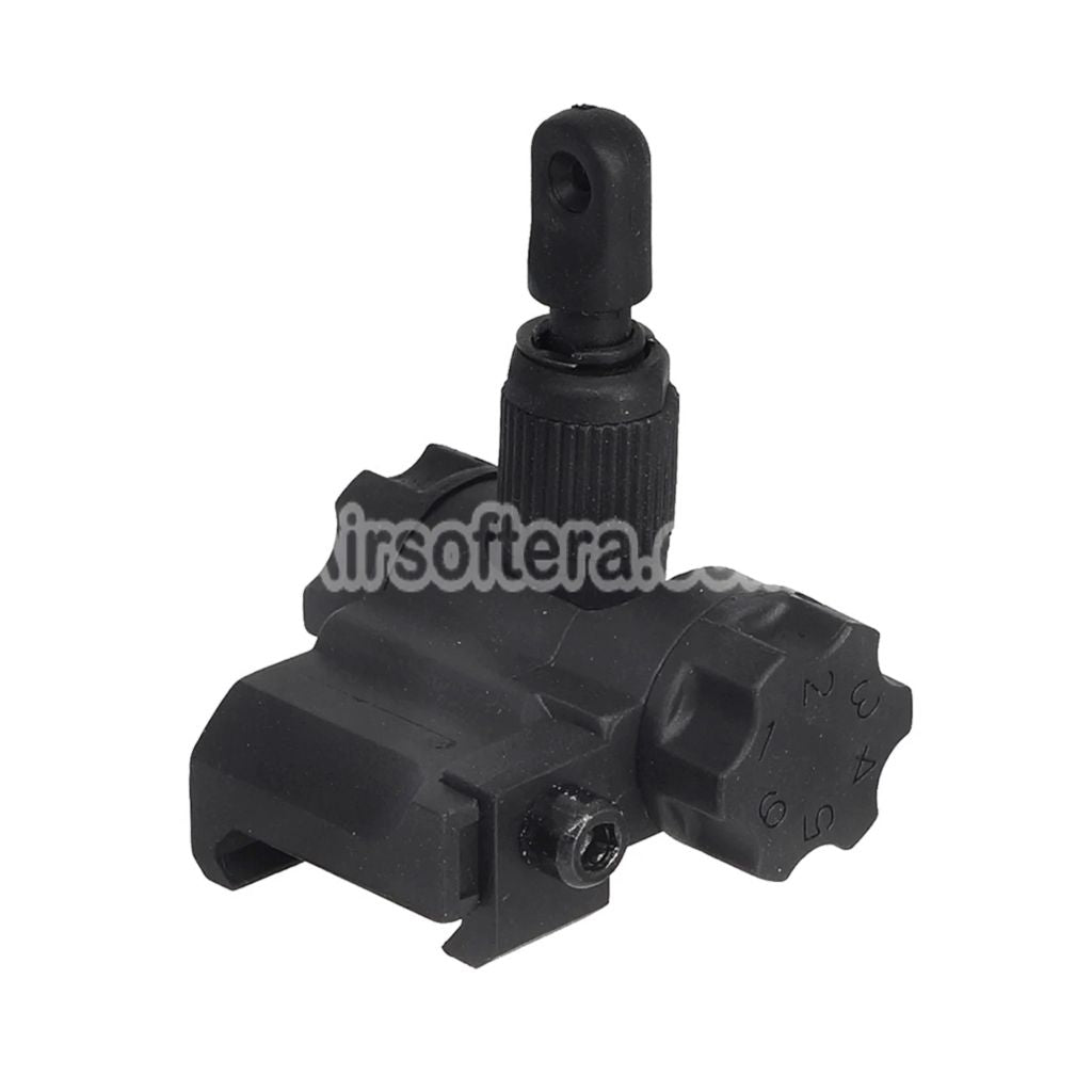 Airsoft Plastic SCAR Rear Sight For 20mm Picatinny Rail Rifles - AirsoftEra