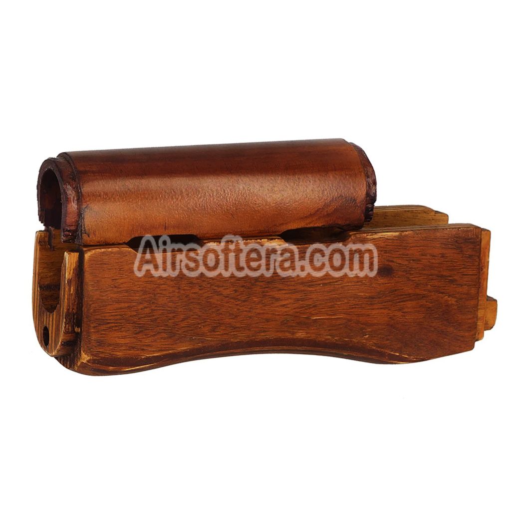 Airsoft CYMA Real Wood Upper Lower Handguard For CYMA CM052 RPK AEG Ri - AirsoftEra
