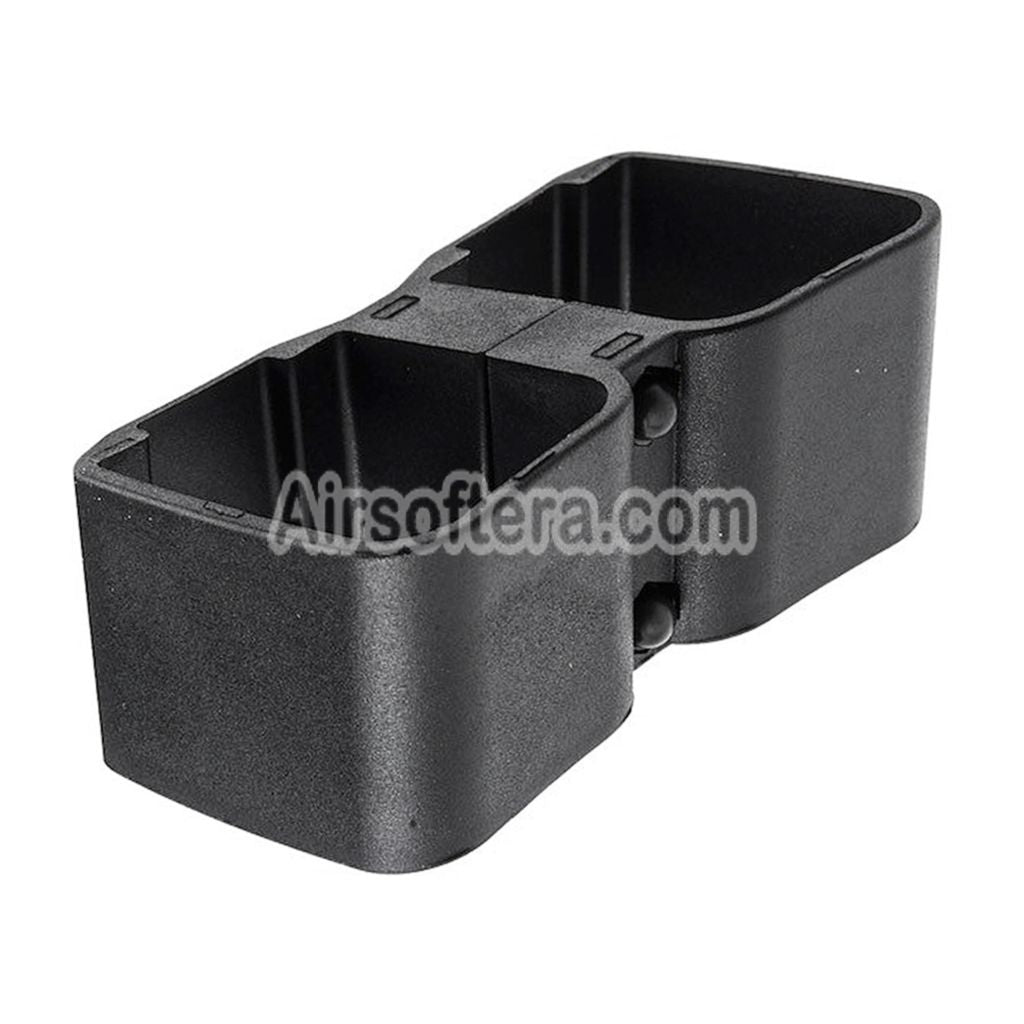 Airsoft G&G Polymer ARP9 FCCM Double Magazine Coupler Black - AirsoftEra