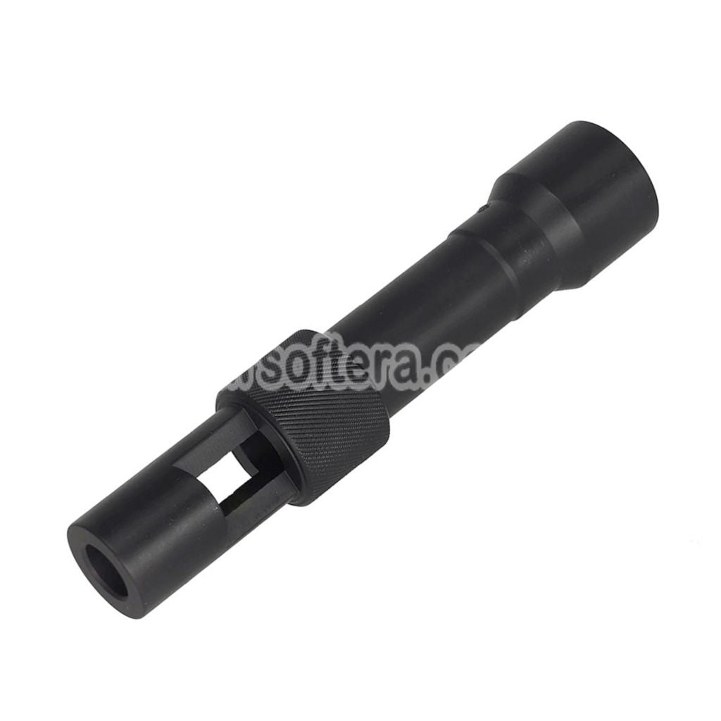 Airsoft CYMA 125mm SPR Style Flash Hider -14mm CCW Counter-Clockwise T ...