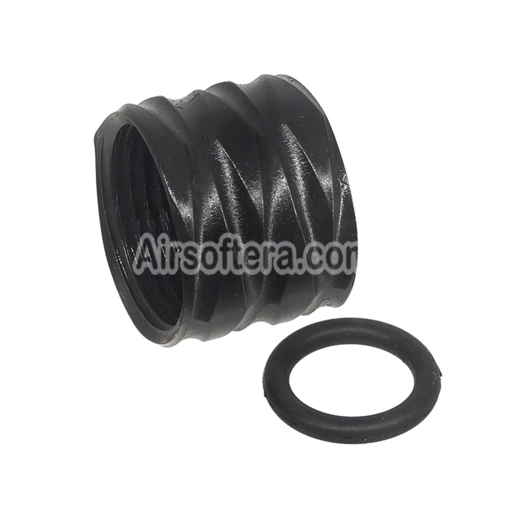 Airsoft 5KU Rhombus Knurled Thread Protector Barrel Cover For -14mm CC ...