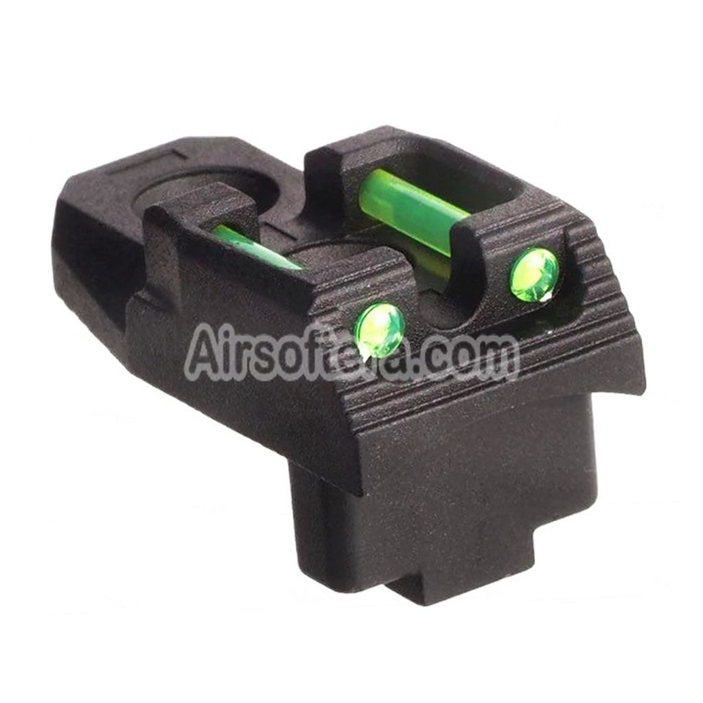 Airsoft Action Army MIM Fiber Optics Rear Sight For AAP01 AAP01C Serie ...