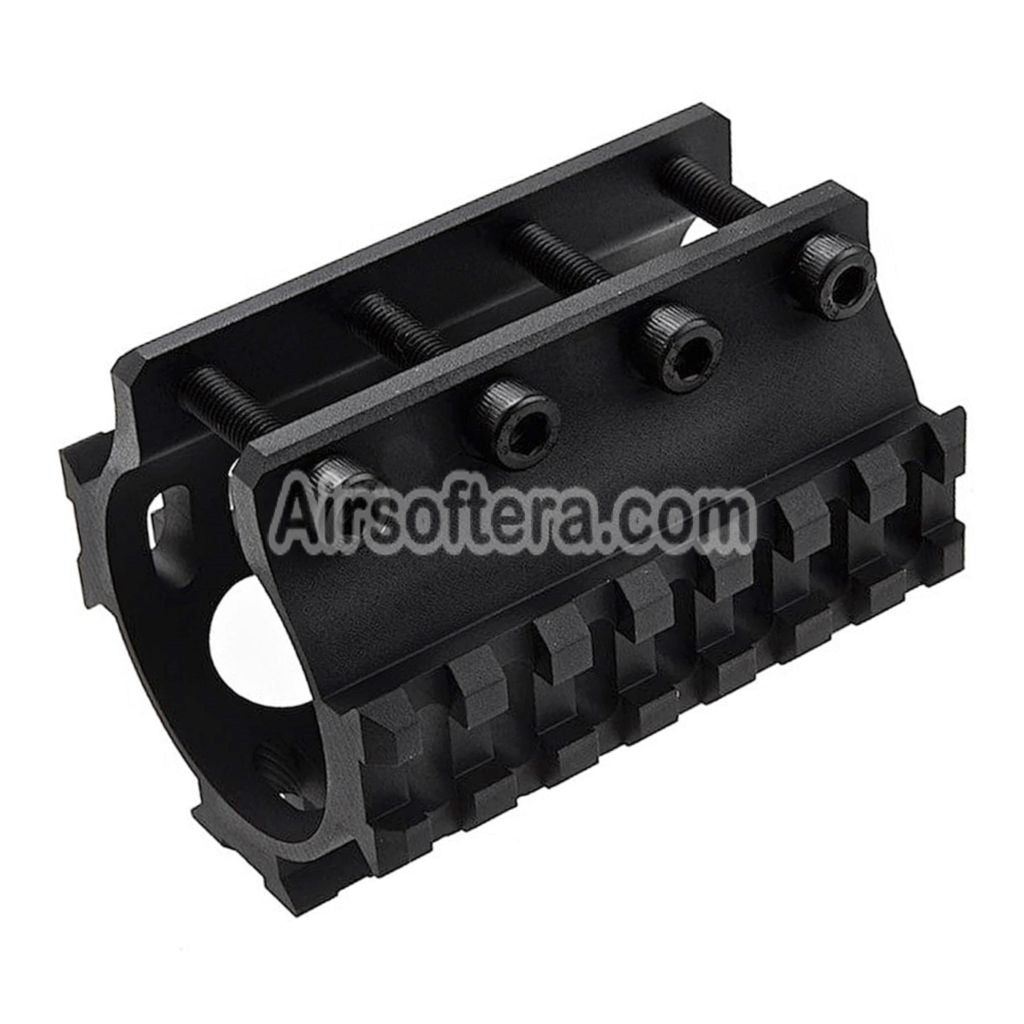 Airsoft LCT 3-Sides 75mm 7-Slots 20mm Picatinny Suppressor Rail For AS ...