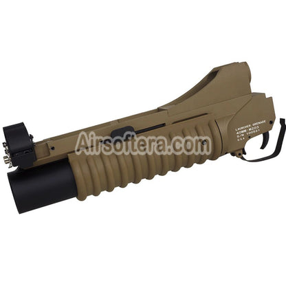 E&C 3in1 M203 Gas Powered 40mm Grenade Launcher (Short-Type) AEG Tan ...