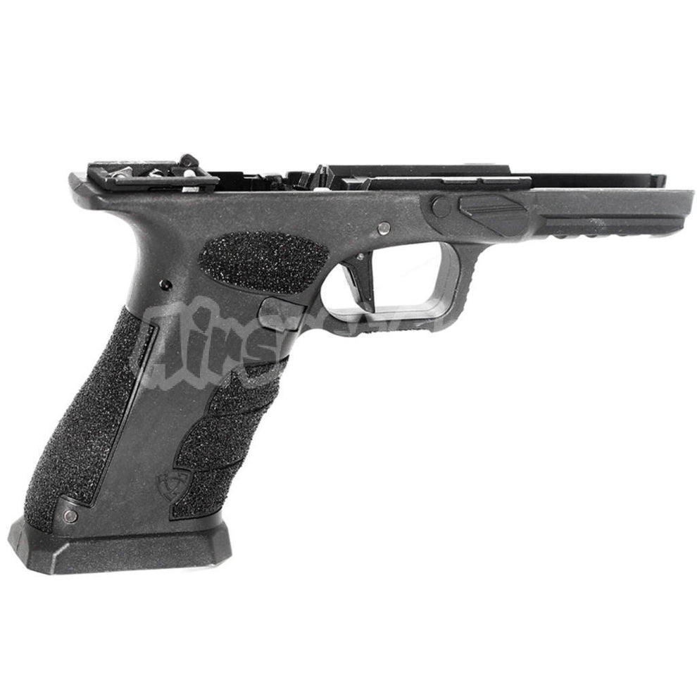 APS SHARK GBB Pistol Stippling Polymer Lower Frame with Internals Blac ...