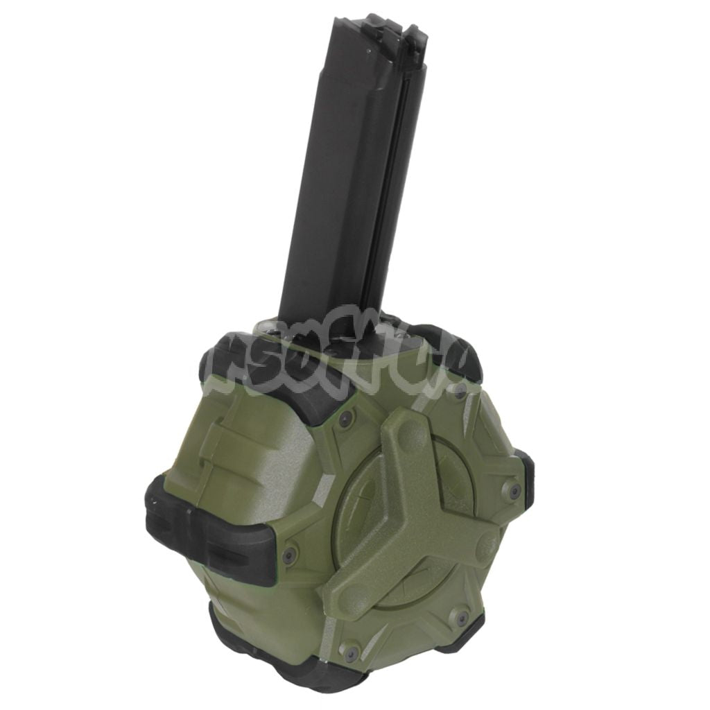 WE (WE-TECH) 350rd Gas Drum Magazine for WE PCC Type 888 888C RARS R5C ...