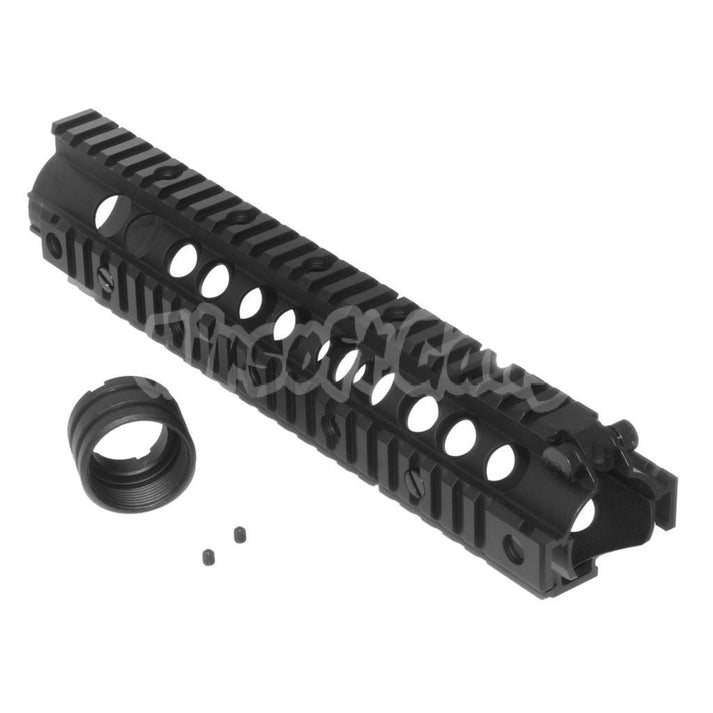 Airsoft CYMA 273mm SR16 URX RAS Handguard 4-Sides Rail System for CYMA ...