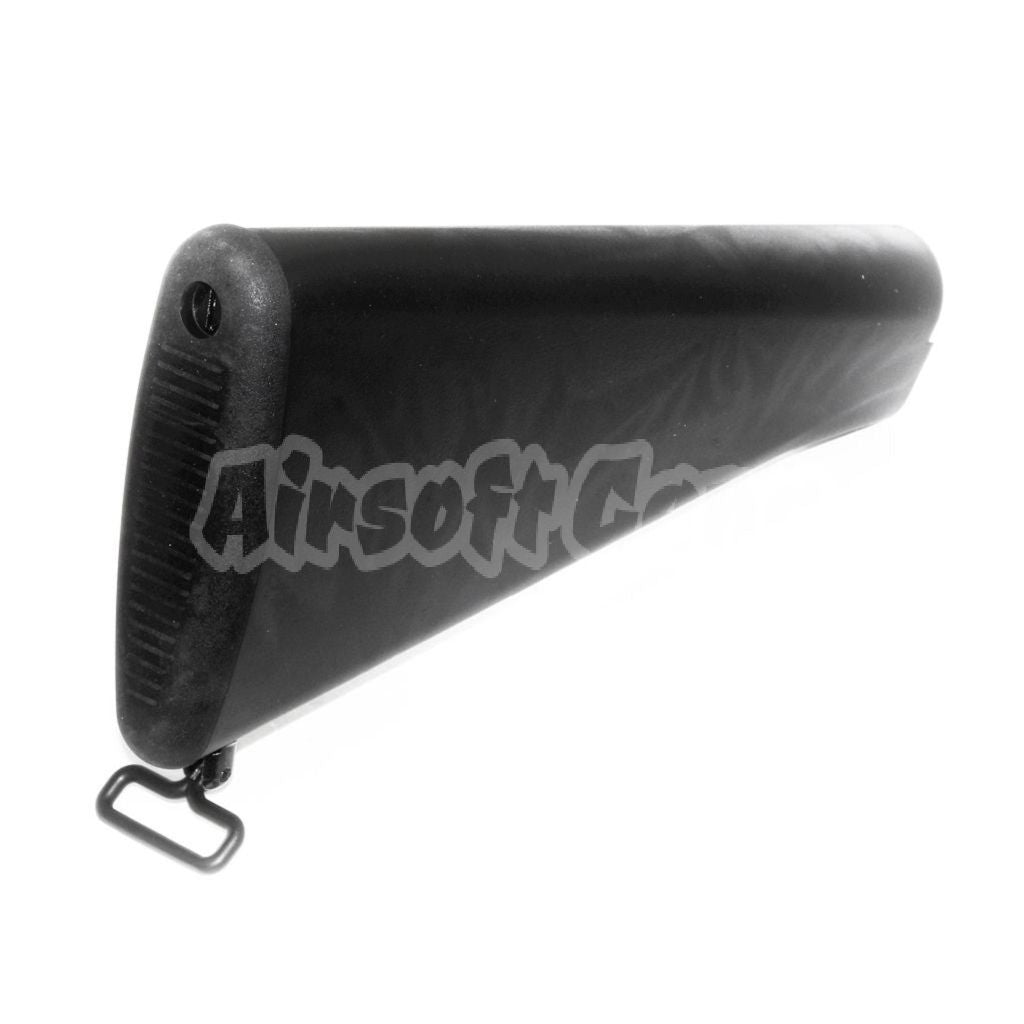 Airsoft CYMA Large Storage Fixed Stock For M4 M16 Series AEG Rifles Bl ...