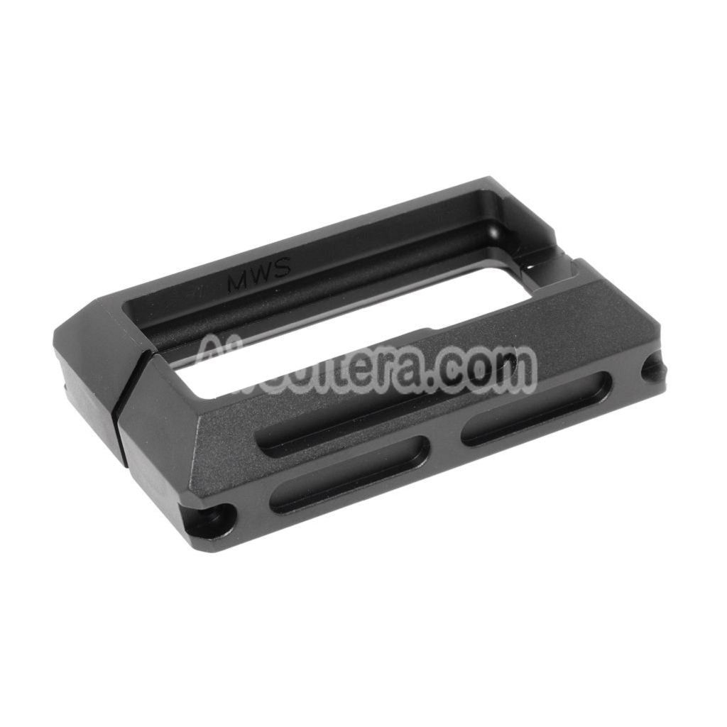 Airsoft 5KU CNC Aluminum Magwell For Tokyo Marui M4 Series MWS GBB Rif ...