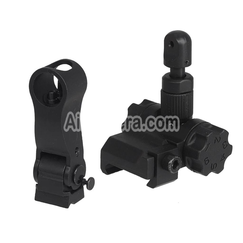 Airsoft CYMA Metal Front Rear Sight For CYMA FN SCAR-L MK16 AEG Rifles ...