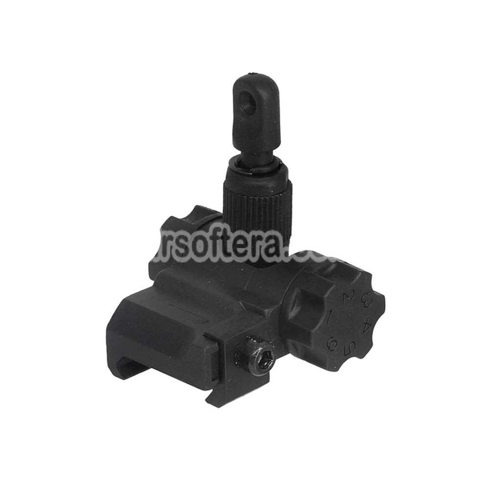 Airsoft CYMA Plastic SCAR Flip Up Rear Sight For 20mm 1913 Picatinny R ...
