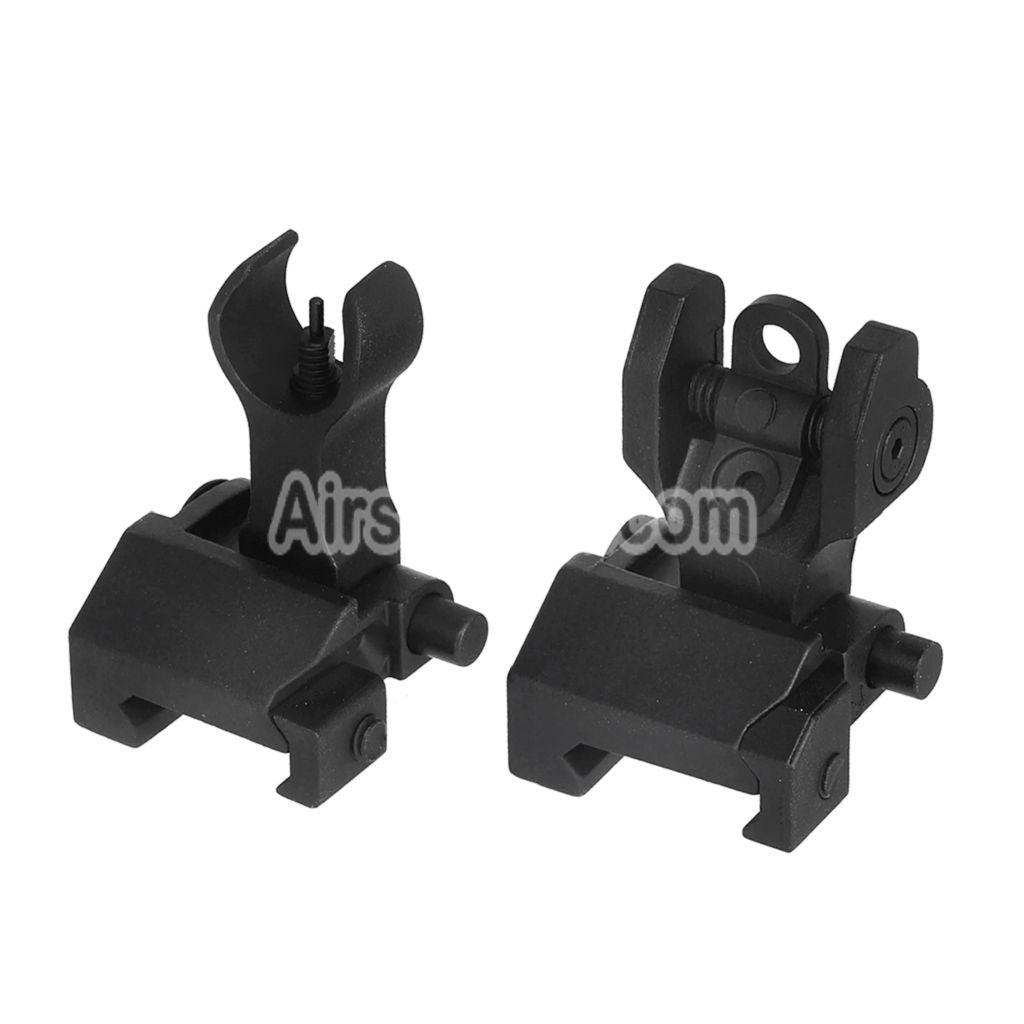 Airsoft CYMA Metal Flip Up Battle Front Rear Sight For 20mm 1913 Picat ...
